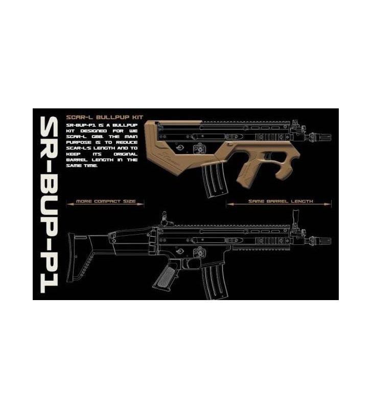 SRU Kit Bullpup Prototype Scar-L GBBR Tan