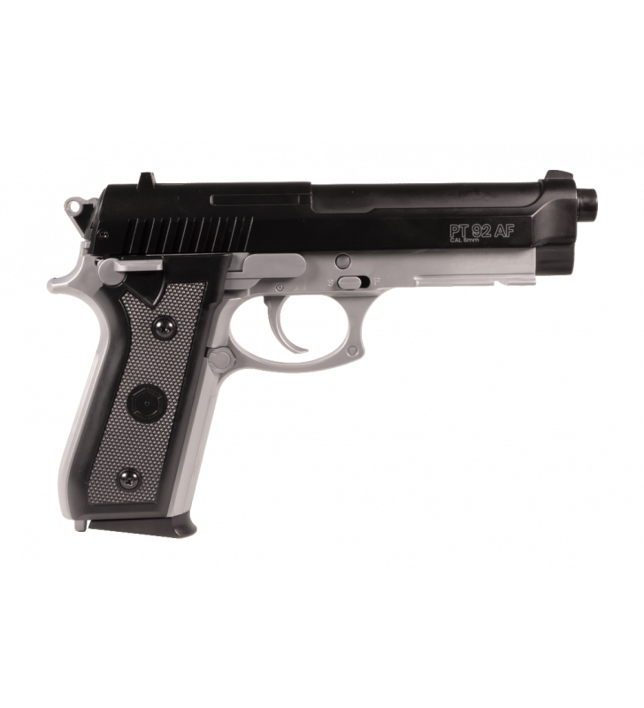 KWC Taurus PT92 Dual Tone Bk/Silver Métal Spring 0.5J 12BBs