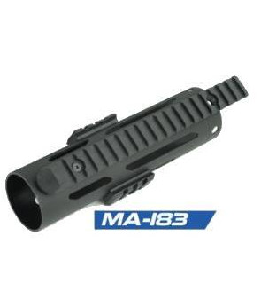 ICS Garde Main RIS Free Floating 9" Noir Tubular M4